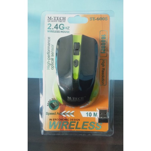Jual M-Tech Original Mouse Wireless 6005 murah | Shopee Indonesia