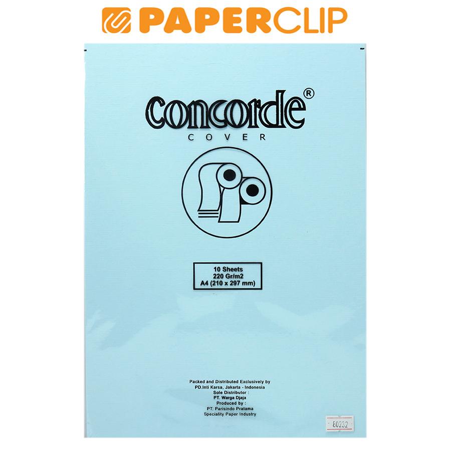Jual KERTAS COVER A4 CONCORDE 80232 220 ISI10 | Shopee Indonesia