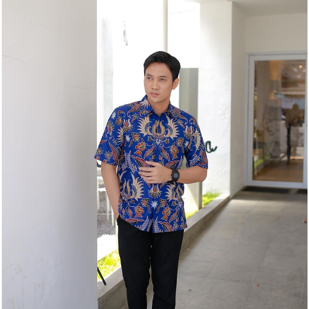 Jual Benang Raja Batik Couple Pria Wanita Motif Mahkota Padi Ukuran ...