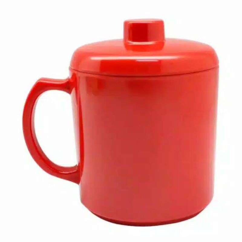 Jual Mug Tutup Melamine Jumbo Unica Uk 1 Liter/Gelas Tutup Melamine ...