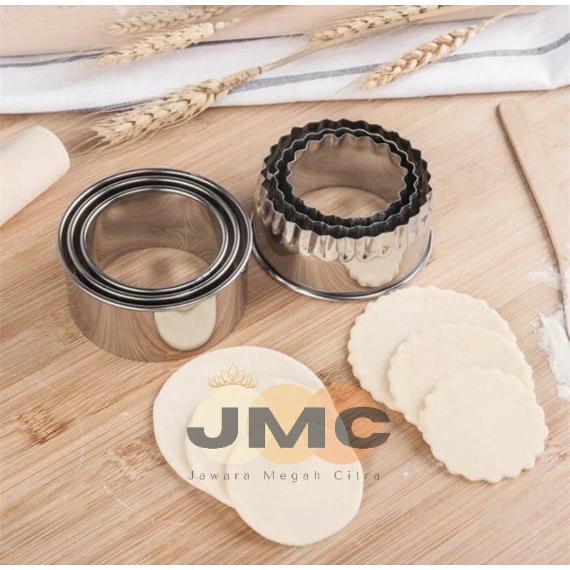 Jual JMC 12pcs Ring Cutter Stainless 304 Cetakan Cookies Bulat Gerigi ...