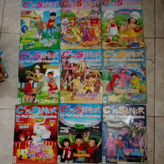Jual Majalah anak CnS Junior My First English Magazine | Shopee Indonesia
