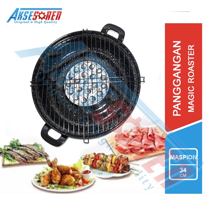 Jual PANGGANGAN MAGIC ROASTER [34 CM] / ALAT PEMANGGANG SOSIS, AYAM ...