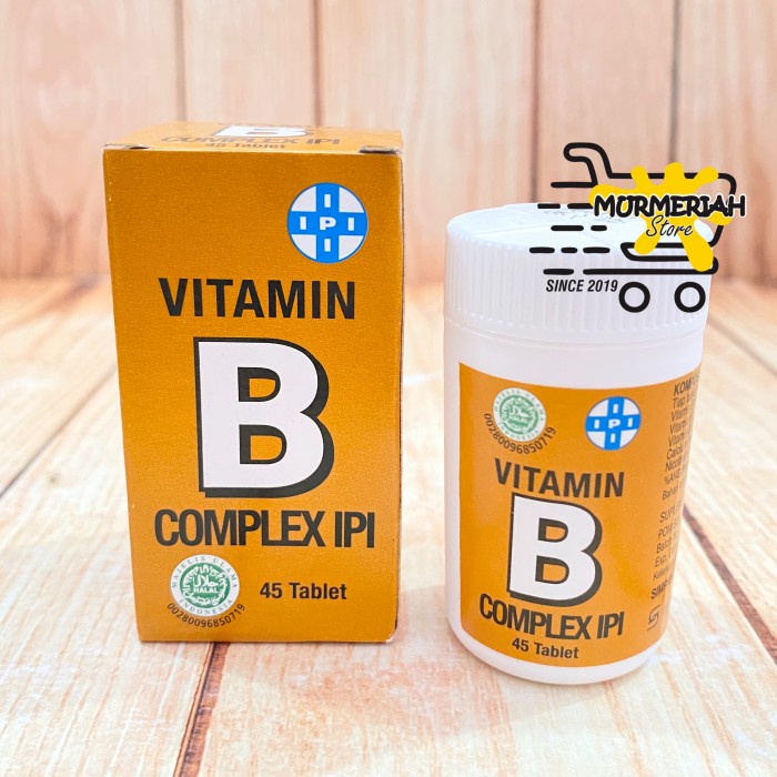 Jual Vitamin B COMPLEX IPI Botol isi 45 tablet - Vit B Kompleks | Shopee Indonesia