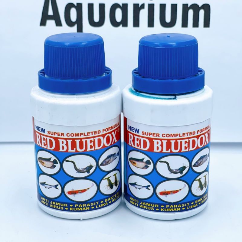 Jual Red Bluedox 120 ml anti jamur, parasit, bakteri, kuman, luka, kutu ...