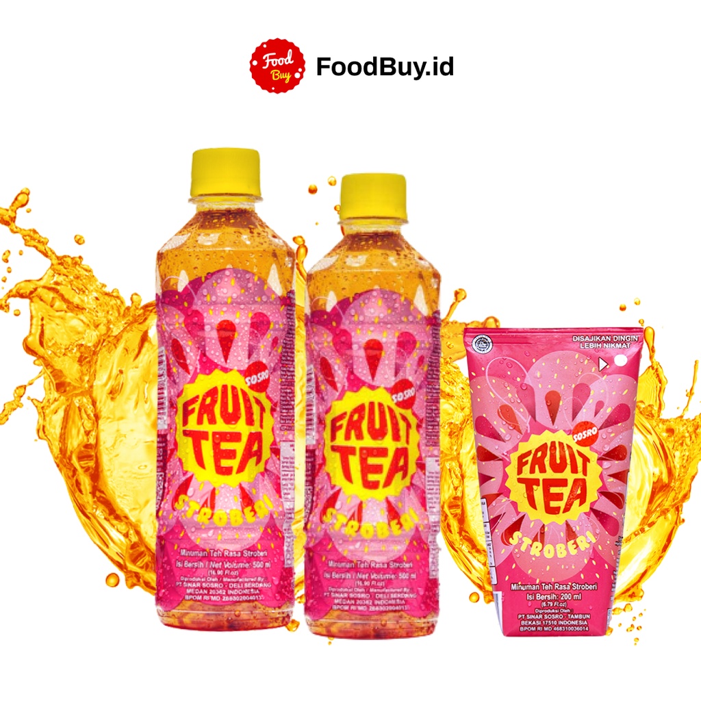 Jual Sosro Fruit Tea Strawberry | Shopee Indonesia