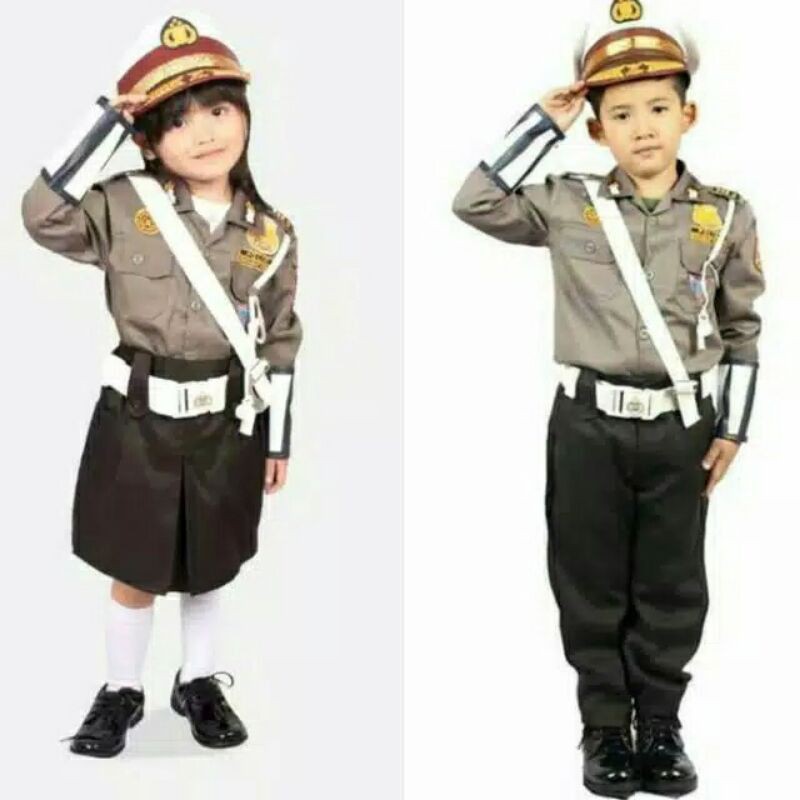 Jual BAJU POLISI ANAK/SERAGAM POLISI ANAK/SERAGAM POCIL | Shopee Indonesia