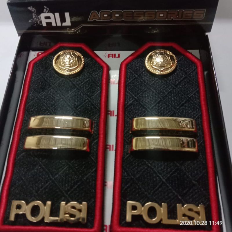 Jual TPU Exclusive kw1 IPTU lis merah |Pangkat PDU upacara IPTU lis ...