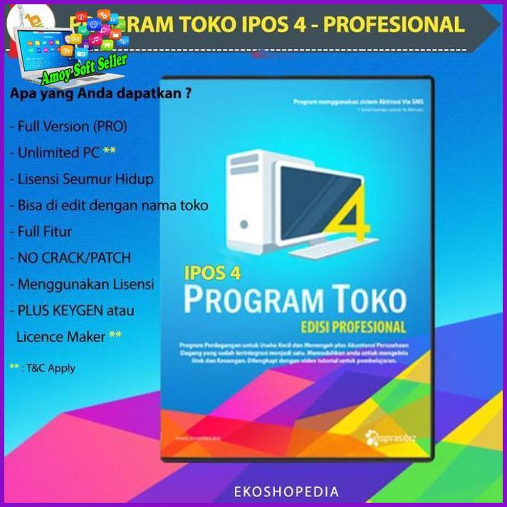 Jual COD [Original] Program Kasir Toko IPOS 4 - Pro & Full Version ...