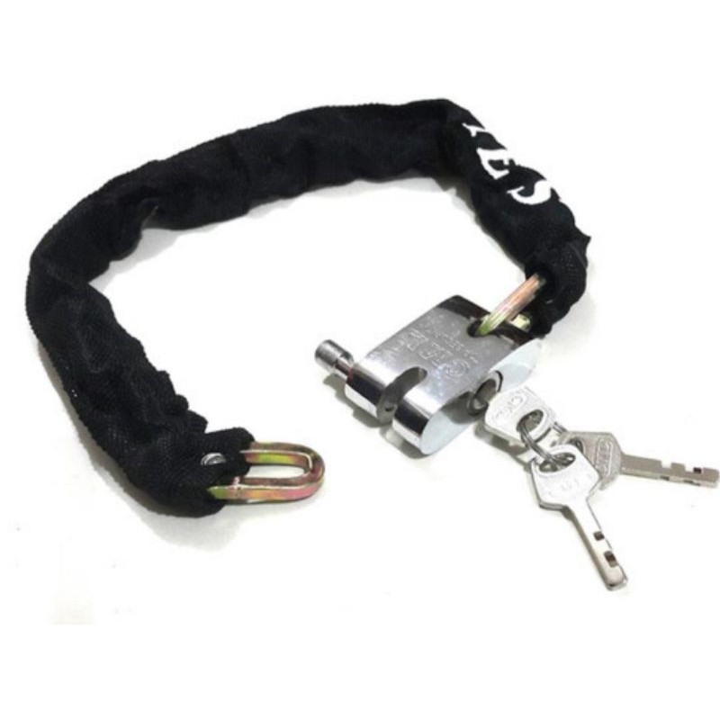 Jual GEMBOK RANTAI PAGAR MOTOR PINTU RUMAH 80cm/GEMBOK KUNCI RANTAI ...