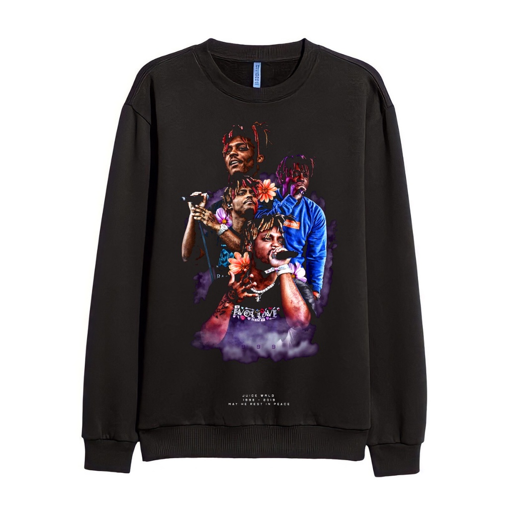 Jual Psycho Crucify "Juice WRLD" Crew Neck Sweater | Sweater Juice WRLD ...