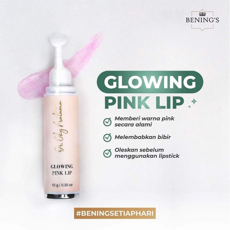 Jual GLOWING PINK LIP BENING SKINCARE (FREE GIFT) | Shopee Indonesia
