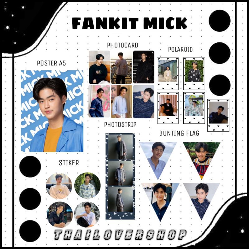 Jual FANKIT MICK METAS RAIKANTOPENI THAI ACTOR GMM BOY GMMTV | Shopee ...