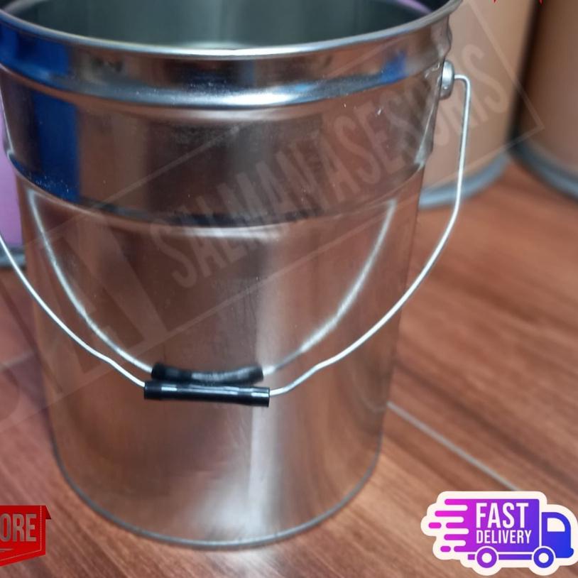 Jual Ember kaleng cat 25kg polos ♧ | Shopee Indonesia