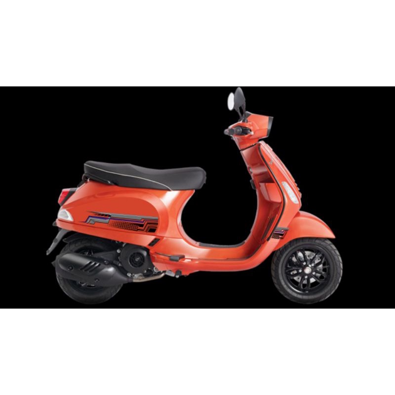 Jual STRIPING STICKER VESPA MATIC LX, S, SPRINT, PRIMAVERA TRANSPARAN ...