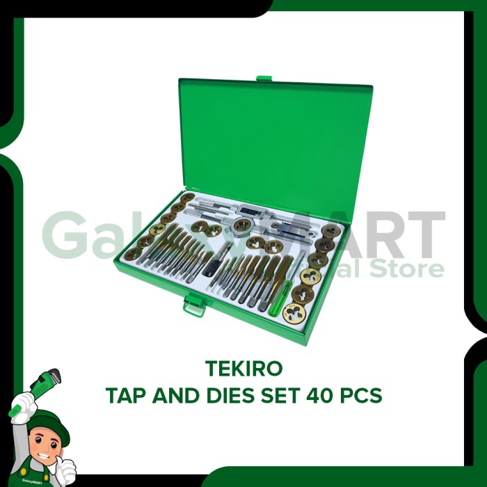 Jual TEKIRO Tap And Dies 40 pcs / Alat Tap Snai dan Tap ulir set ...
