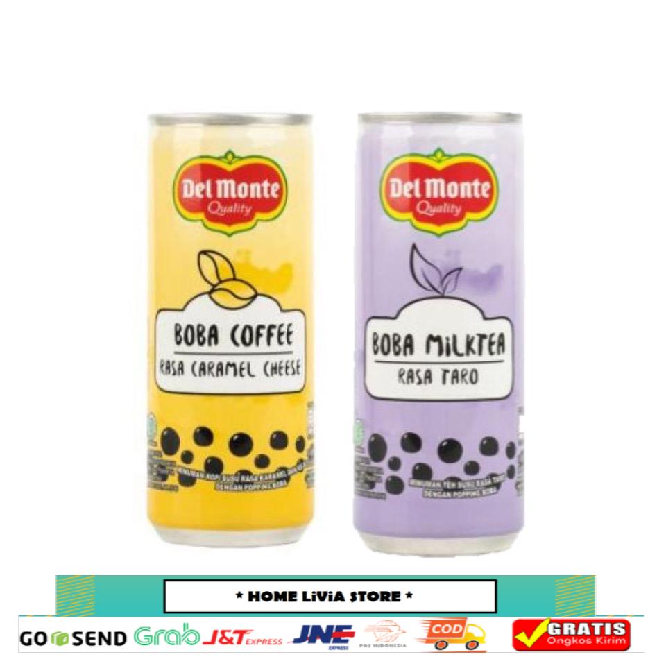 Jual Del Monte RTD Coffee Caramel Cheese 240ml + Del Monte RTD Milk Tea ...