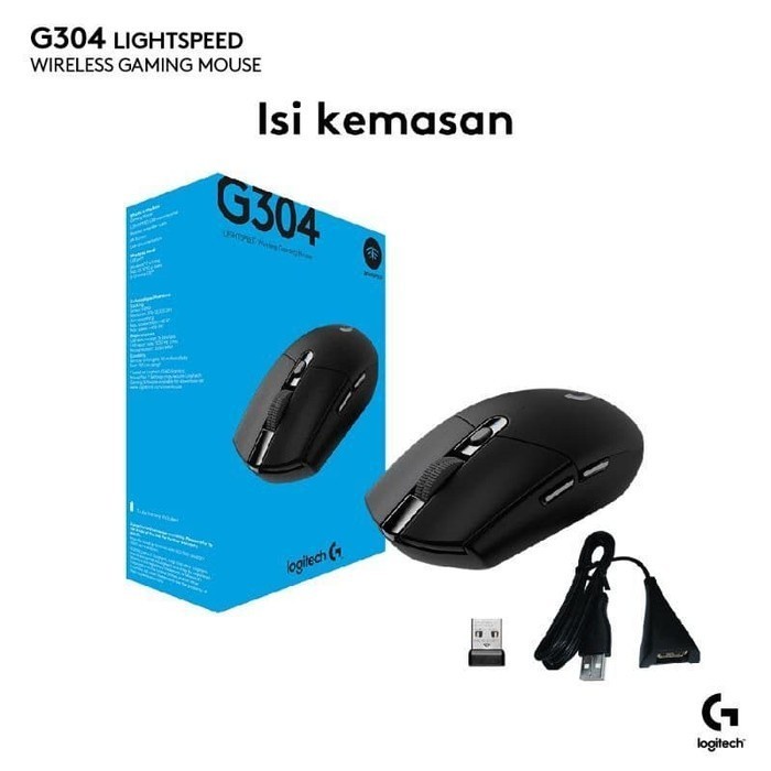Jual Logitech G304 Lightspeed Wireless Gaming Mouse G 304 | Shopee Indonesia