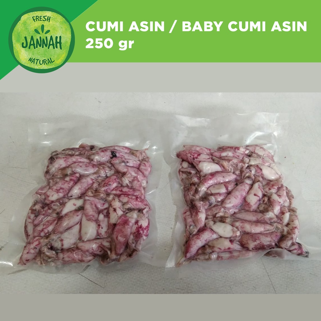 Jual Cumi Asin / Baby Cumi Asin Basah 250gr | Shopee Indonesia