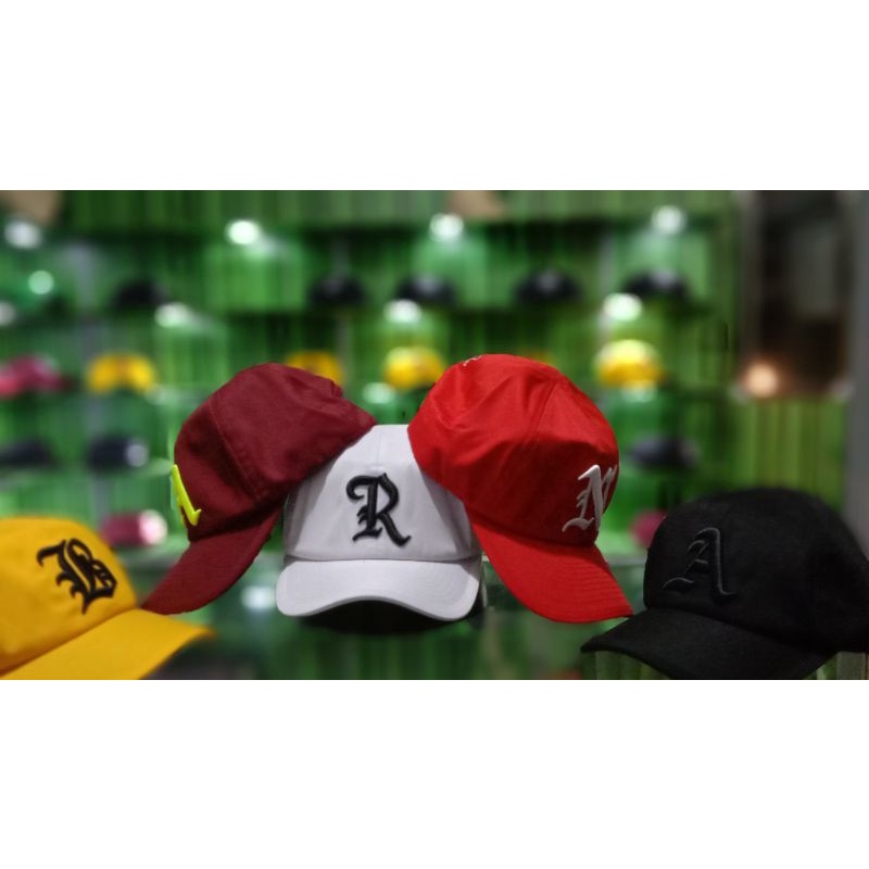 Jual TOPI HURUF ALFABET dari A-Z topi kerut topi bisboll | Shopee Indonesia