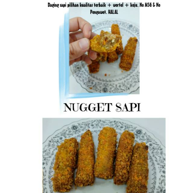 Jual Nugget sapi, Beef nugget, tanpa MSG n pengawet | Shopee Indonesia