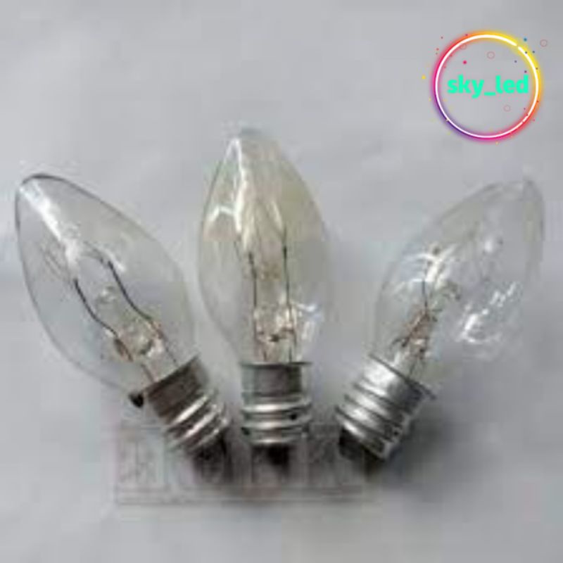 Jual LAMPU LED 3 WARNA CAHAYA /LAMPU CANDEL MODEL JAGUNG / FITTING ...