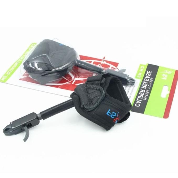 Jual ORI Trigger Bow Caliper Release Aid Arrow Wristband Compound E01 ...