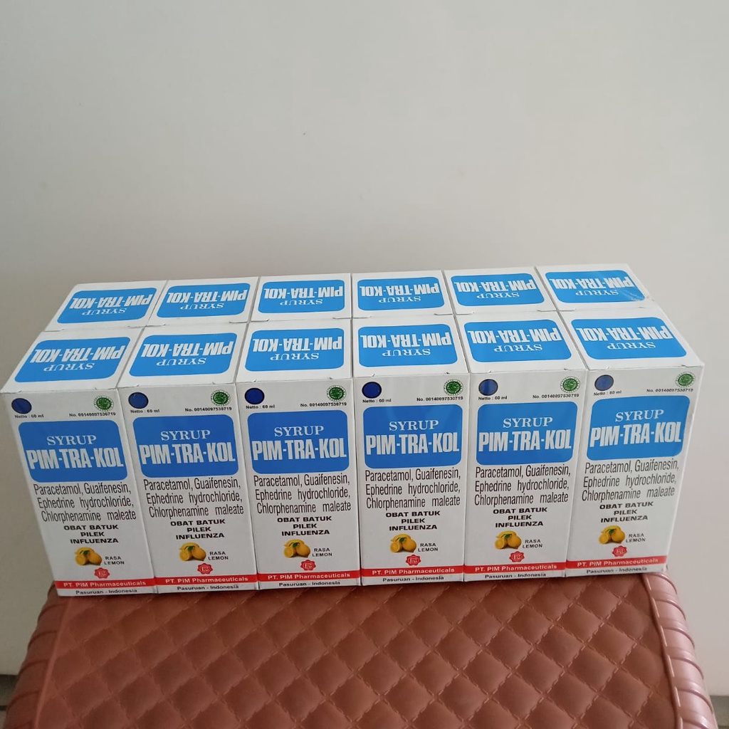 Jual Pimtrakol Sirup 60 Ml Lemon (Biru) (1 Lusin = 12 pcs) | Shopee ...