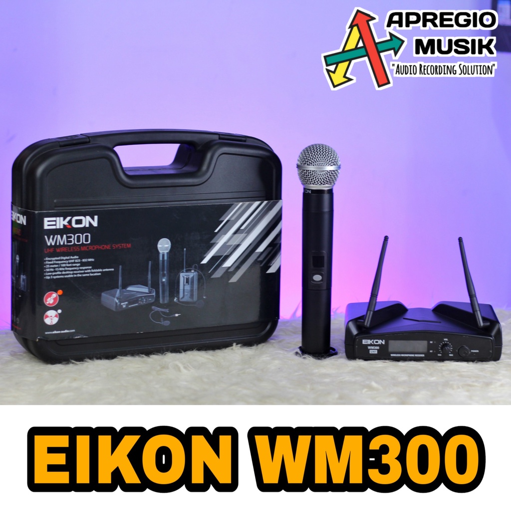 Jual PROEL EIKON WM300 WM 300 UHF wireless handheld microphone system ...