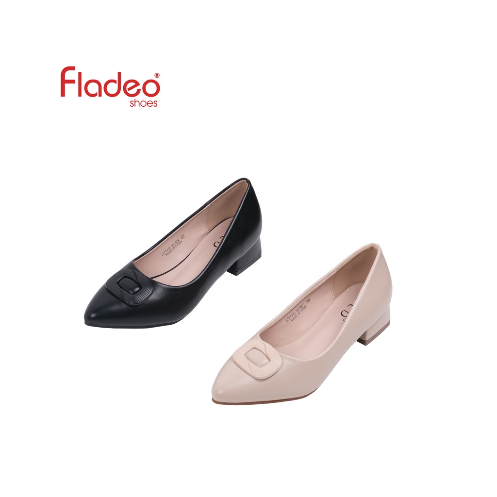 Jual Fladeo H22/LSFF495-1BG/Sepatu Ballerina Hak Tahu Wanita ...