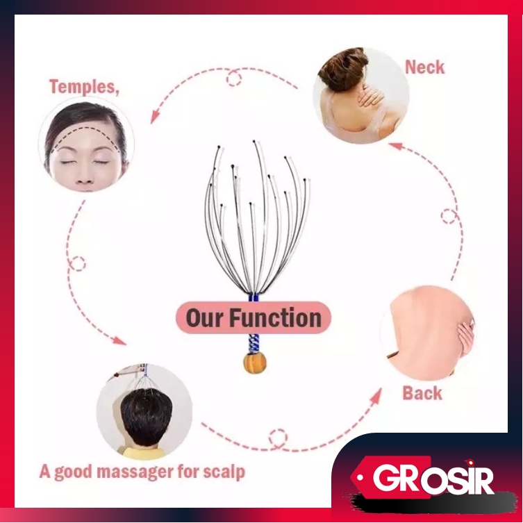 Jual Grosir - 5399 Alat Pijat Kepala / Alat Pijat Kepala / Alat Terapi ...