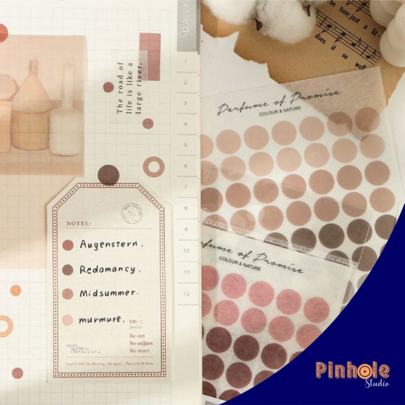 Jual Sticker Kertas Bulat Variasi Natural | Shopee Indonesia