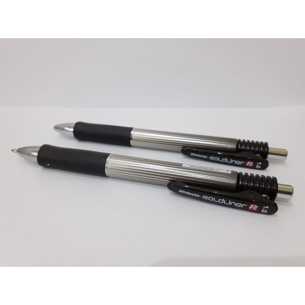 Jual Ballpoint Standard Boldliner R 1,0 Clicker - Hitam (Harga 1 pcs ...