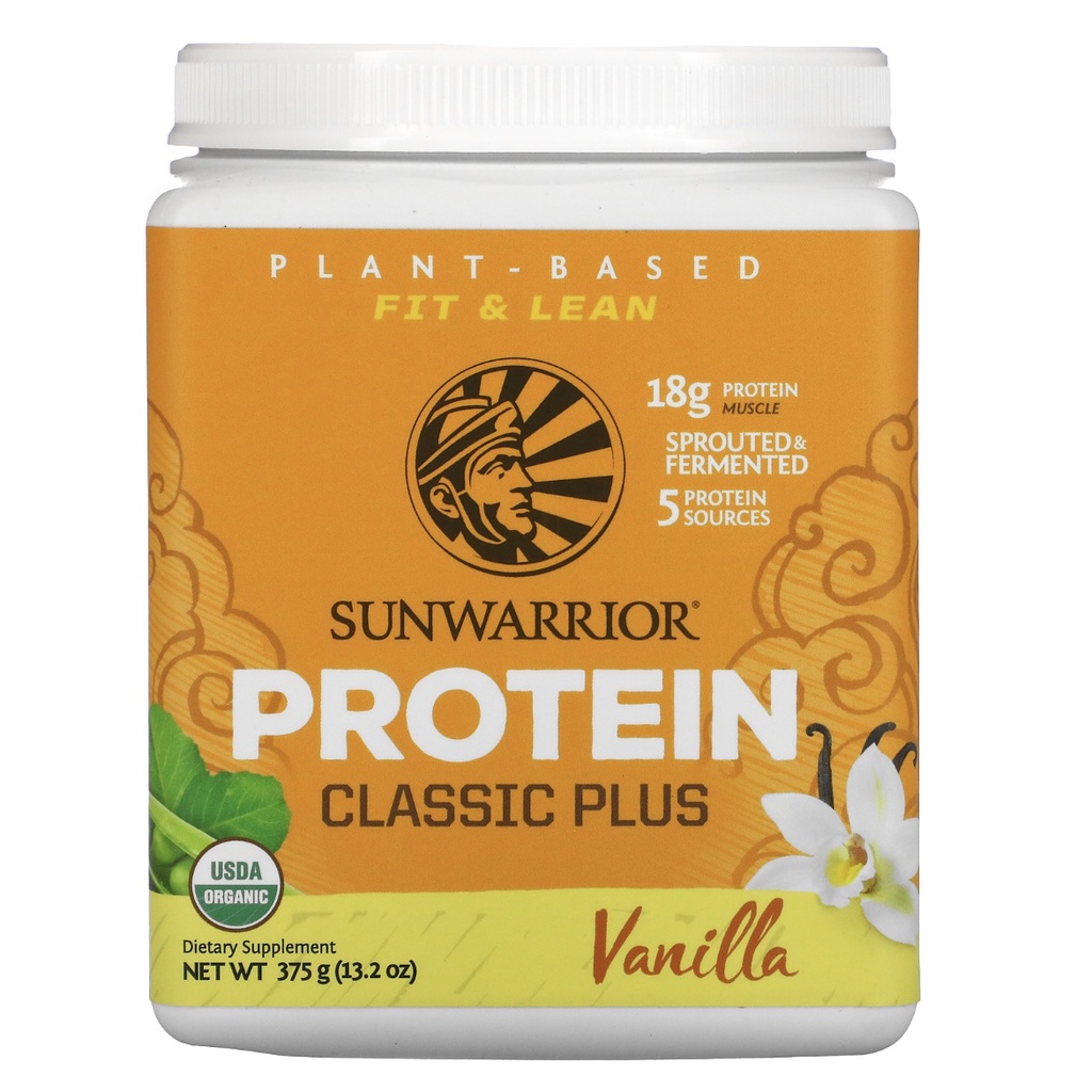 Jual Sunwarrior Protein Classic Plus Plant Based Vanilla 375 gr ...