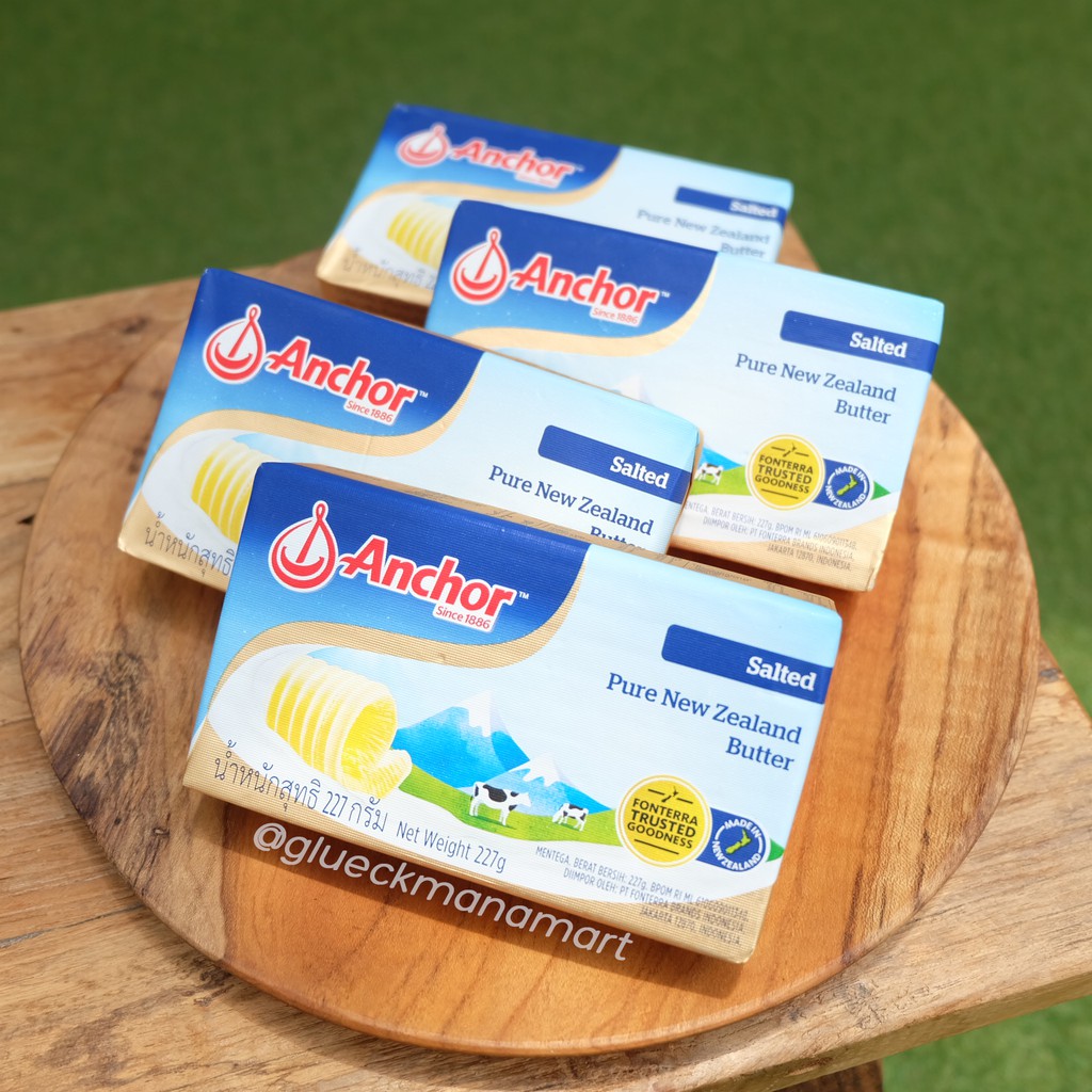Jual Anchor BUTTER SALTED 200 gram | Shopee Indonesia