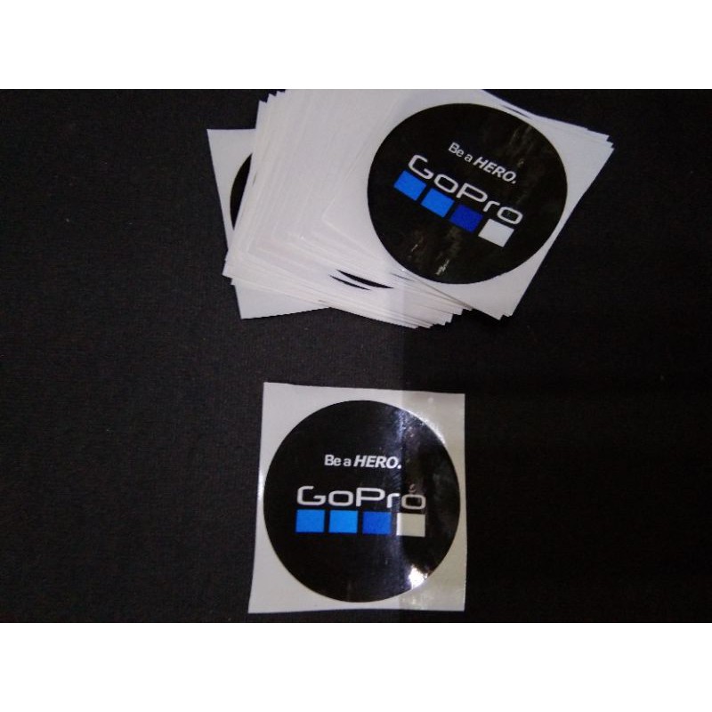 Jual stiker gopro bulat (isi 2) | Shopee Indonesia