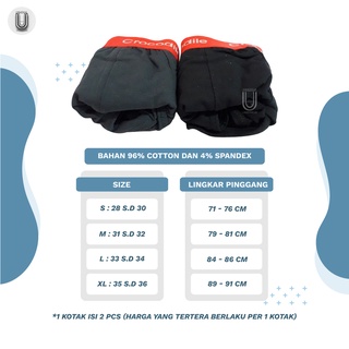 Jual Celana Dalam Pria CD Crocodile Boxer Cowok Sempak Laki Laki Dewasa ...