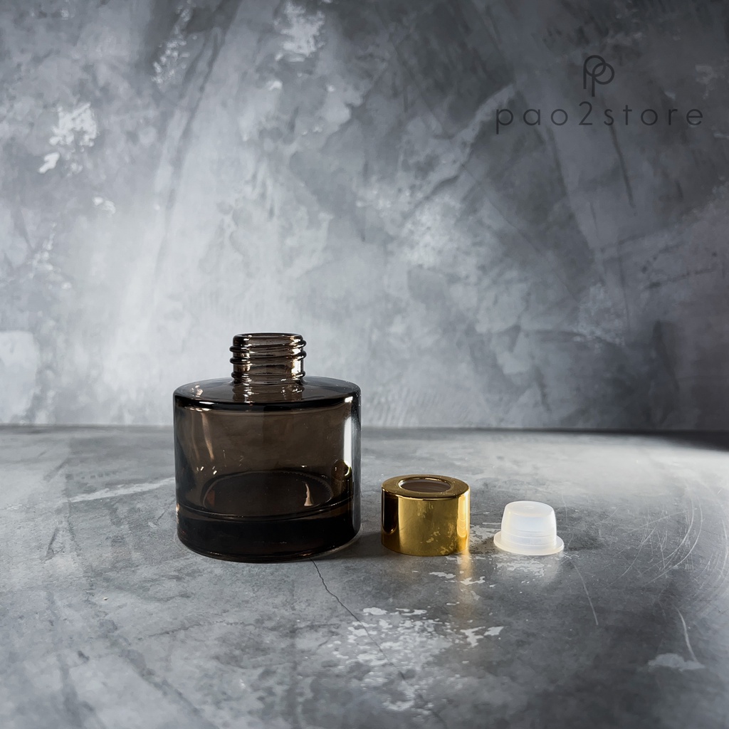 Jual Botol Reed Diffuser 100ml HITAM TRANSPARAN Kaca Tebal ...