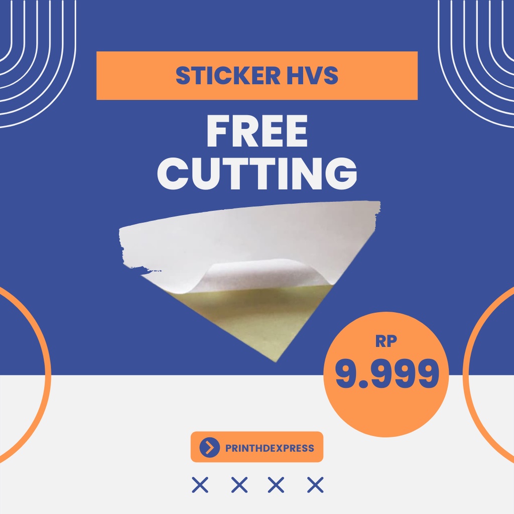 Jual CETAK STICKER HVS | Shopee Indonesia