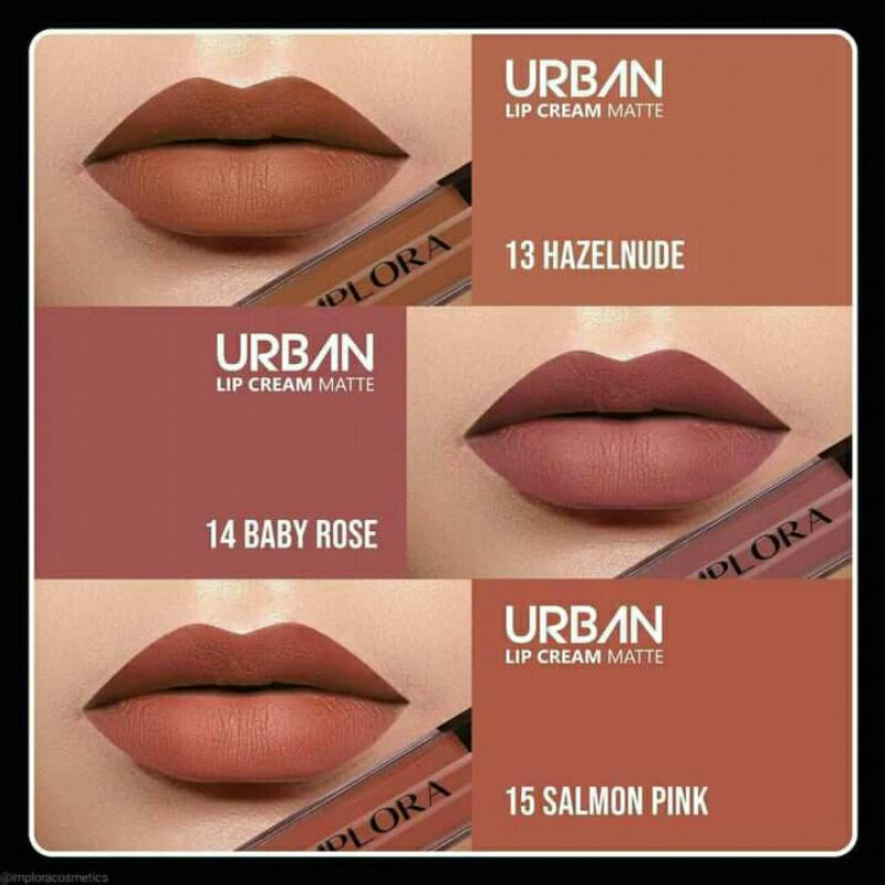 Jual [ NEW SHADE ] IMPLORA URBAN MATTE LIP CREAM (READY SHADE TERBARU ...