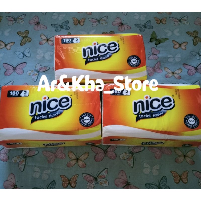Jual Tissue Nice 180 Sheet (3Pack) | Shopee Indonesia