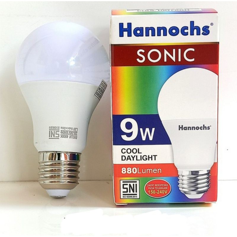 Jual Lampu/bohlam LED Hannochs Sonic 9watt cahaya kuning(WW) | Shopee ...