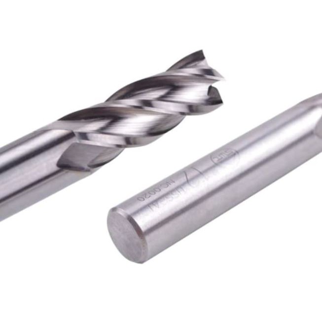 Jual 4 four Flute HSS End Mill Diameter cutter cnc tool 6mm shank 2mm ...