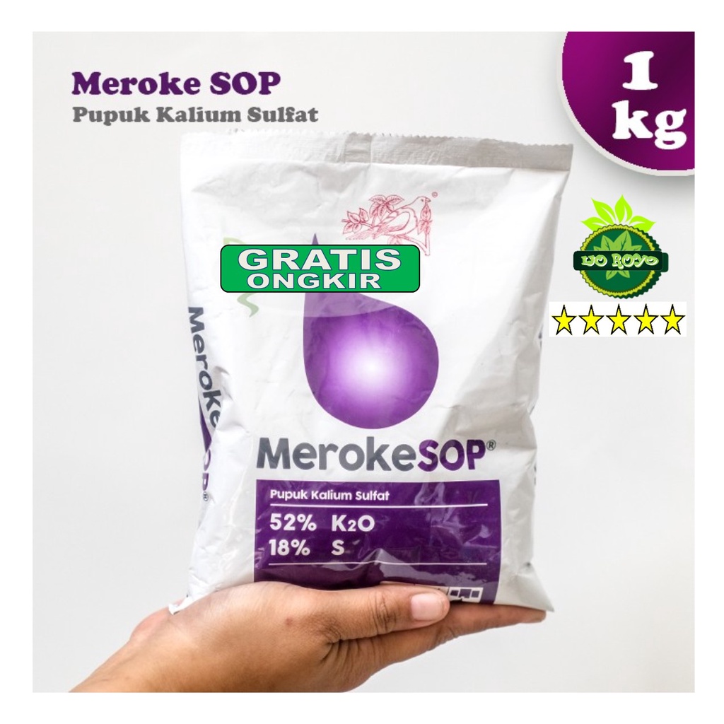 Jual Meroke SOP 1kg Pupuk Kalium Sulfat | Shopee Indonesia