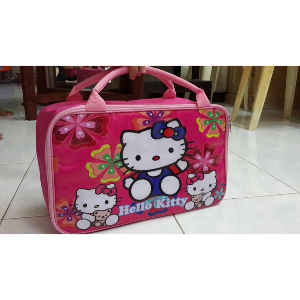 Jual Tas Koper Anak Travelling Bag Karakter Kartun Hello Kitty magenta ...