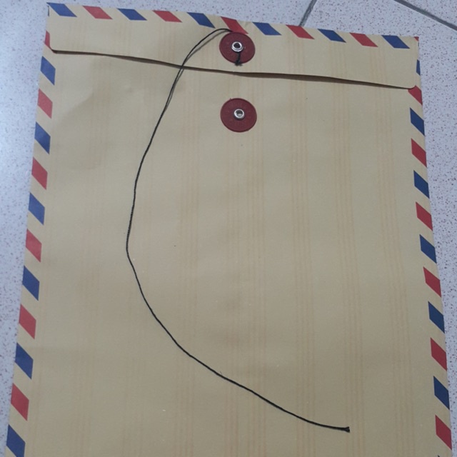 Jual RUMAH COD_AMPLOP COKLAT TALI AIR MAIL TALI UKURAN FOLIO | Shopee ...