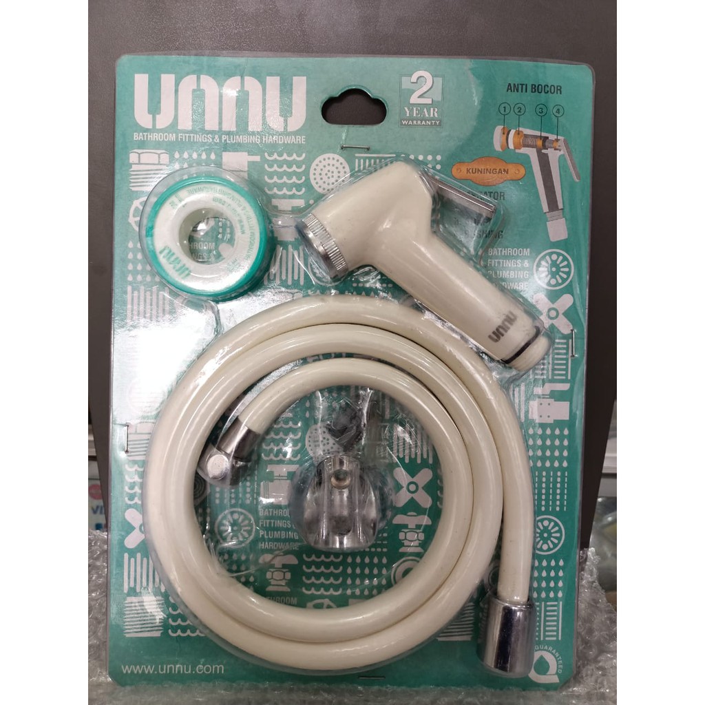 Jual Jet Shower Bidet UNNU TS 01 Ivory ( Warna Ivory ) | Shopee Indonesia