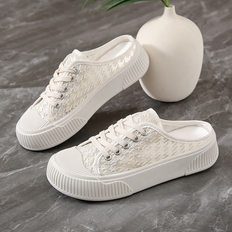 Jual Sepatu Sandal Fashion Wanita Cantik Sepatu Sendal Cewek Korea Slip ...