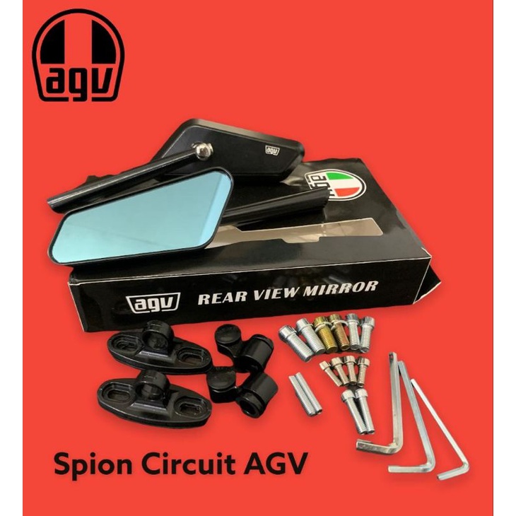 Jual Spion Circuit AGV Racing Premium Model Rizoma Kaca Biru Spin ...