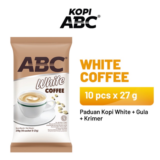 Jual ABC White Coffee 1 Pack (10 x 27 gr) | Shopee Indonesia